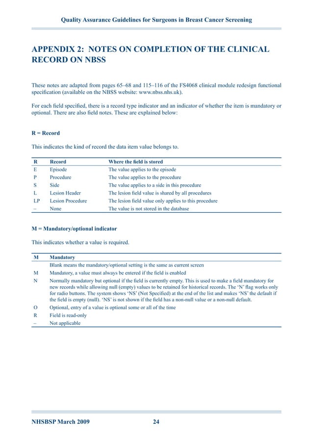 NHSBSP Quality Assurance | PDF | Cancer | Diseases and Conditions