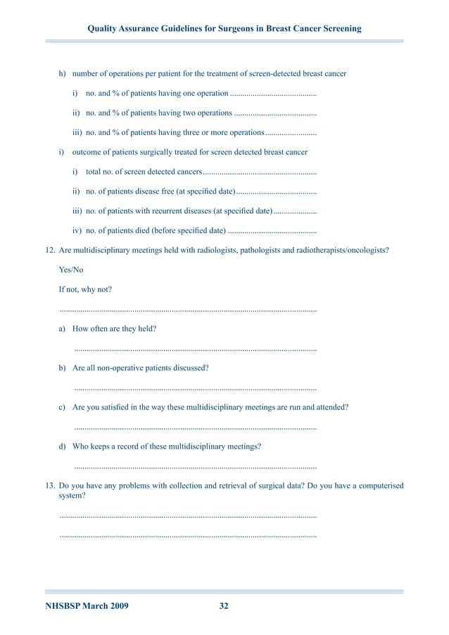 NHSBSP Quality Assurance | PDF | Cancer | Diseases and Conditions
