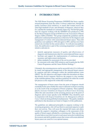 NHSBSP Quality Assurance | PDF