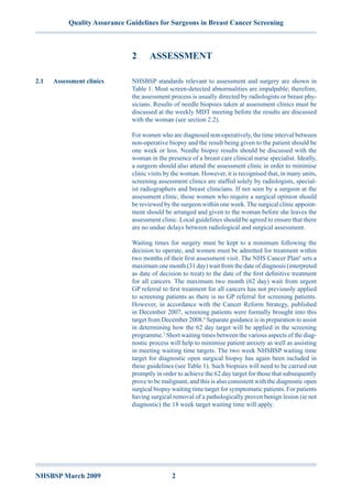 NHSBSP Quality Assurance | PDF