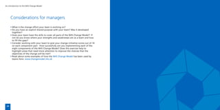 An introduction to the NHS Change Model | PDF