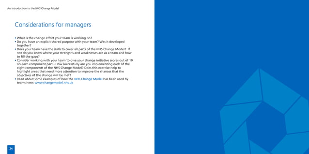 An introduction to the NHS Change Model | PDF