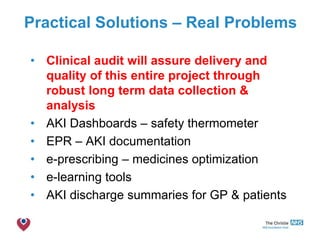 QI initiative: Acute Kidney Injury (AKI) Care in Acute Oncology | PPT