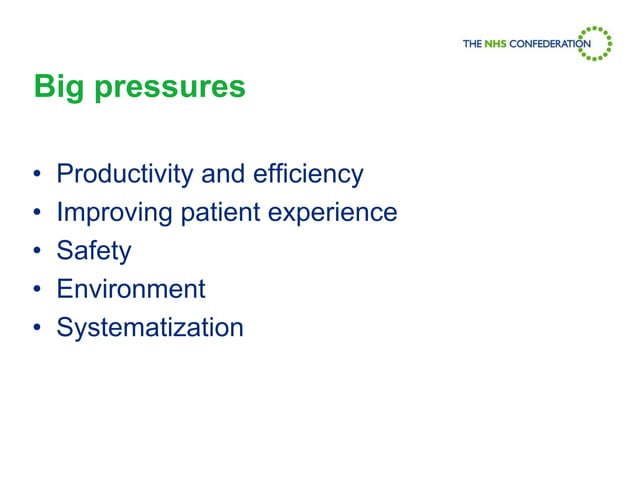NHS Confederation Future Healthcare Network | PPT