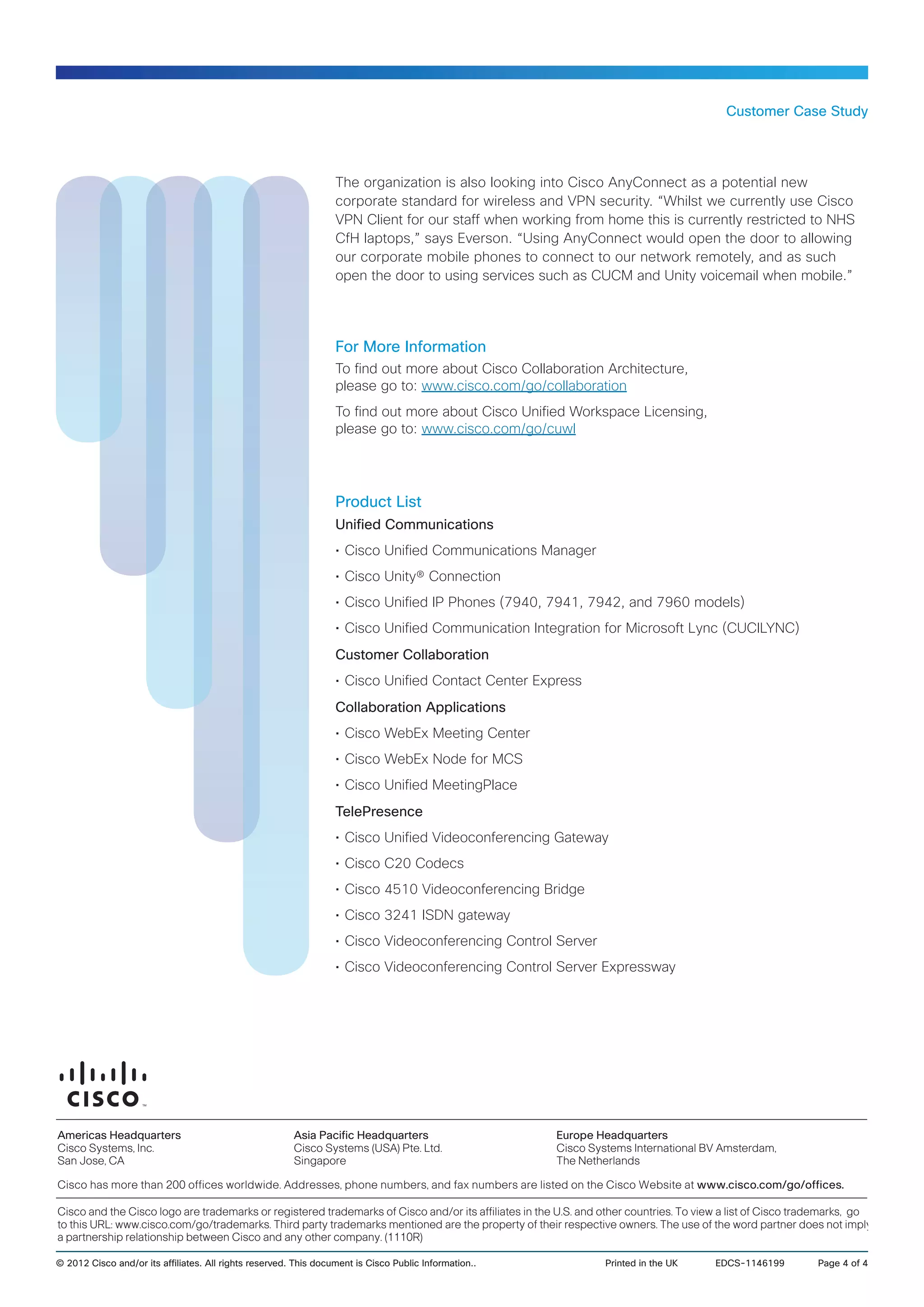NHS Connecting for Health- Cisco | PDF