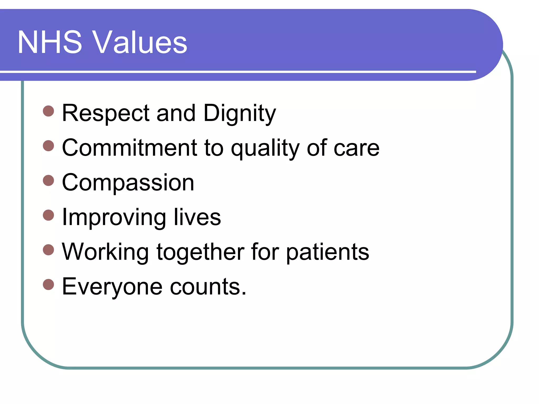 Nhs constitution | PPT