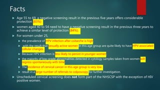 NHSCSP cervical screening program and treatment of CIN and CGIN | PPTX