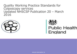 NHS CSP document 20 updated version – March 2016 | PPTX