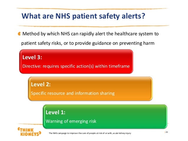 NHSE safety alert