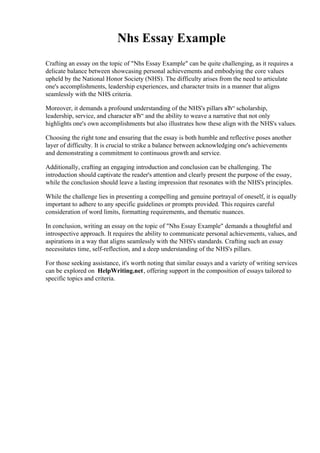 Nhs Essay Example.pdf