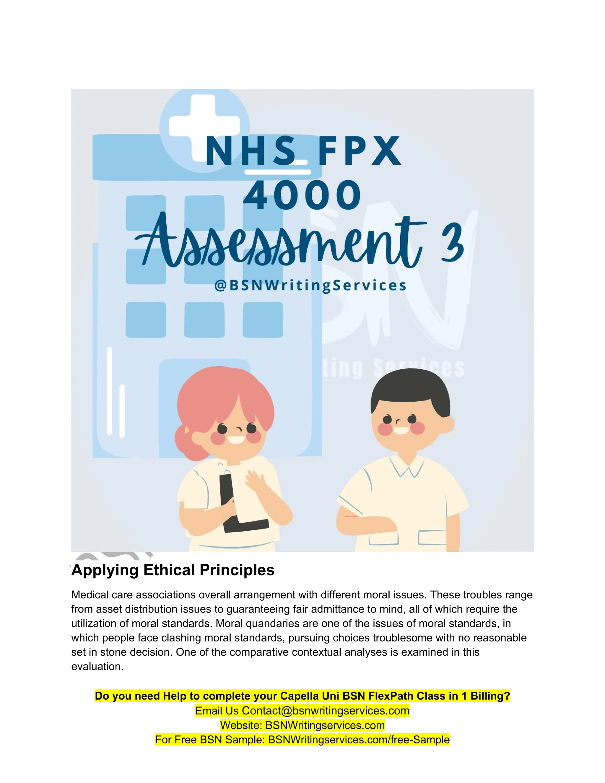 NHS FPX 4000 assessment 3 applying ethical principles.docx