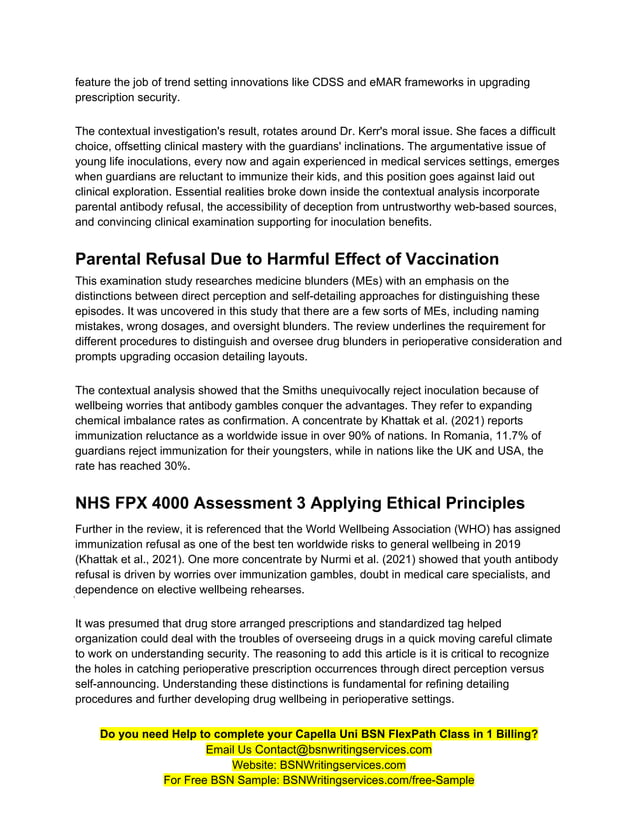 NHS FPX 4000 assessment 3 applying ethical principles.docx