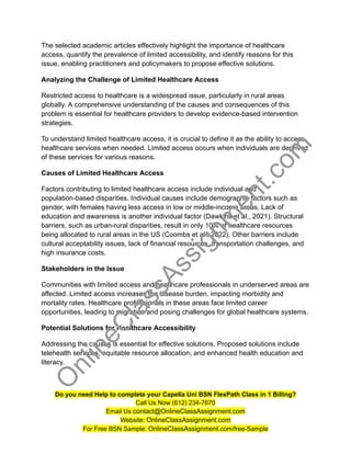 NHS FPX 4000 Assessment 4_ Analyzing a Current Health Care Problem or Issue.pdf