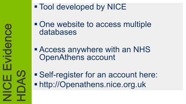 NHS Healthcare Databases- an introduction | PPTX