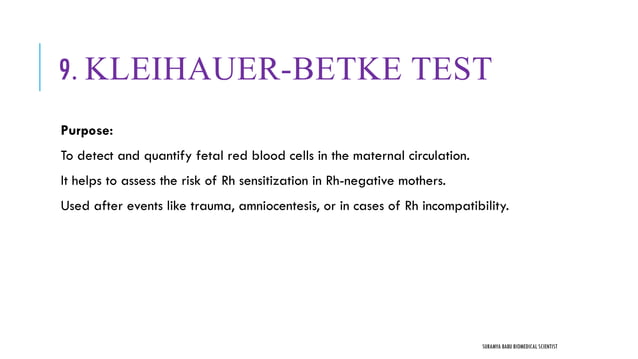 BIOMEDICAL SCIENTIST BAND 5 INTERVIEW QUESTION . NHS . | PPTX
