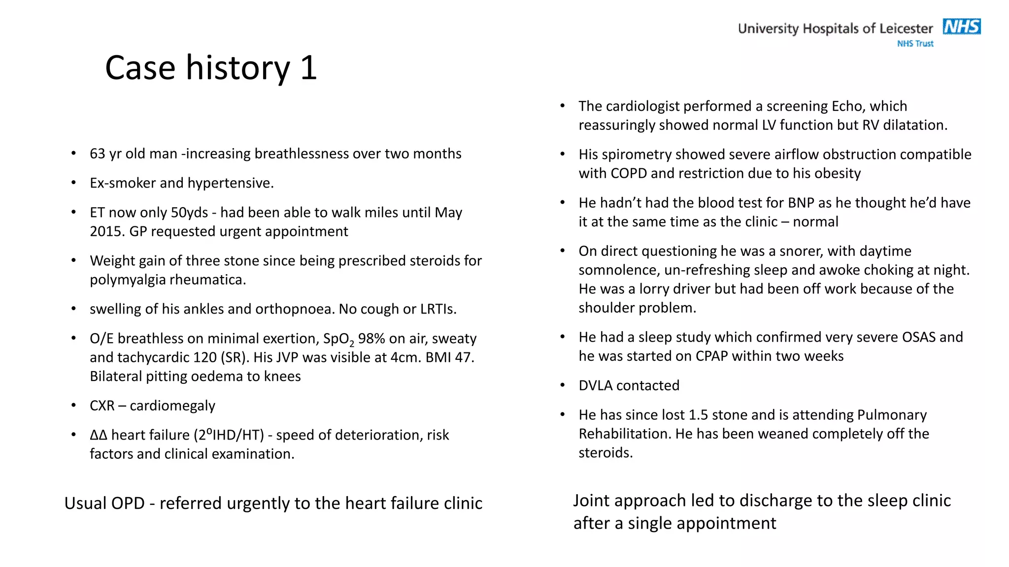Leicester, Leicestershire, Rutland Breathlessness Pathway (University ...