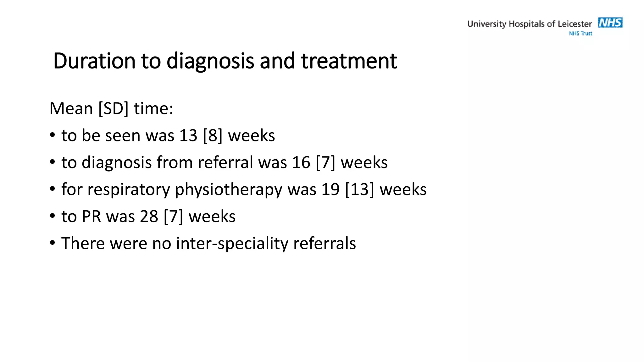 Leicester, Leicestershire, Rutland Breathlessness Pathway (University ...