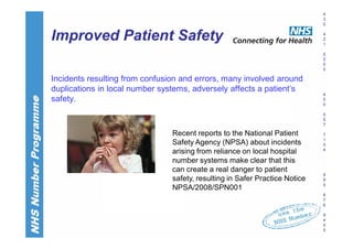 NHS Number Programme | PDF | Healthcare Industry | Industries