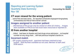 NHS Number Programme | PPT