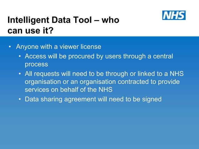 HSCIC: NHS Pathways - Intelligent Data Toolkit | PPTX