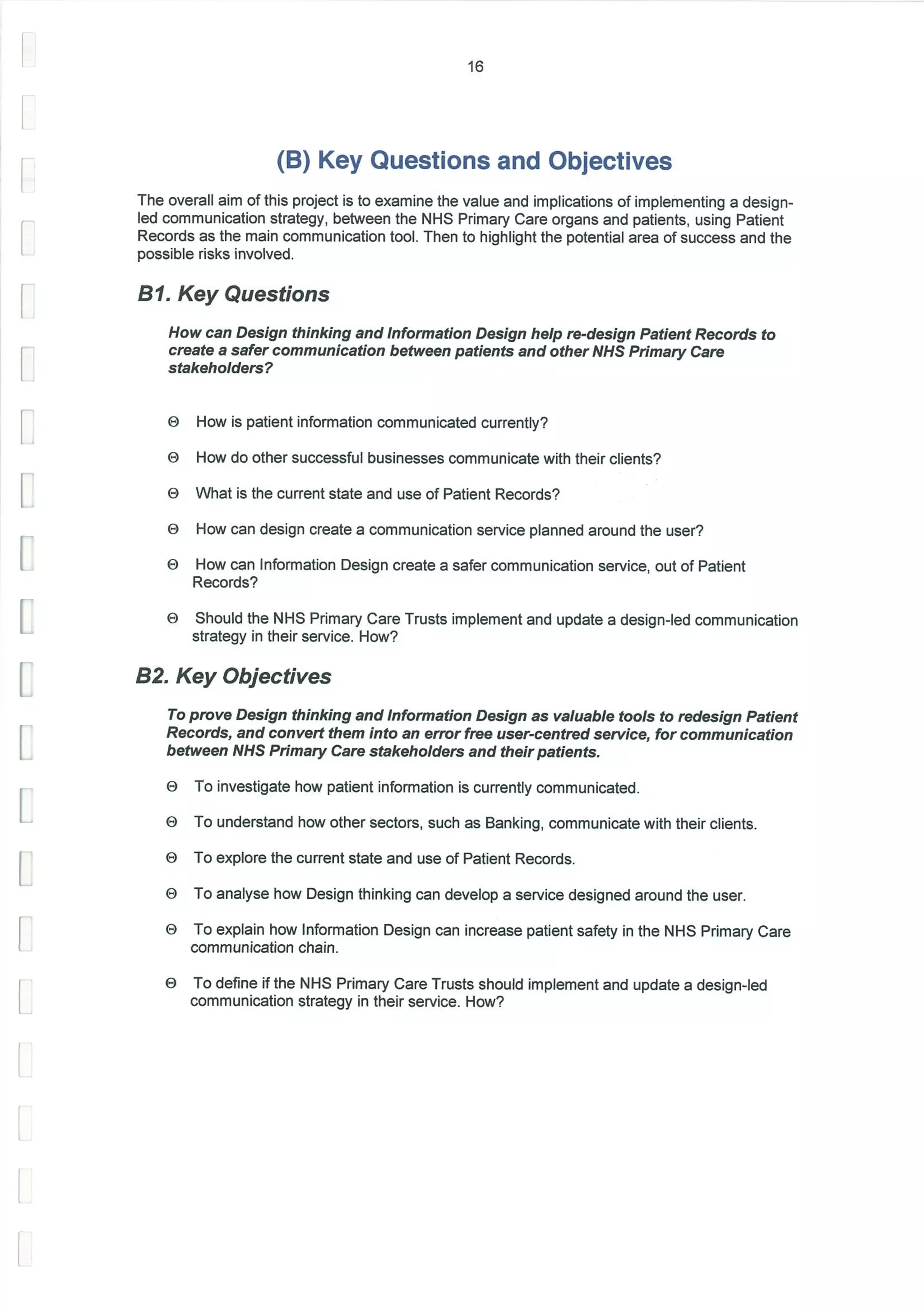 NHS PATIENT SAFETY - INFORMATION DESIGN | PDF
