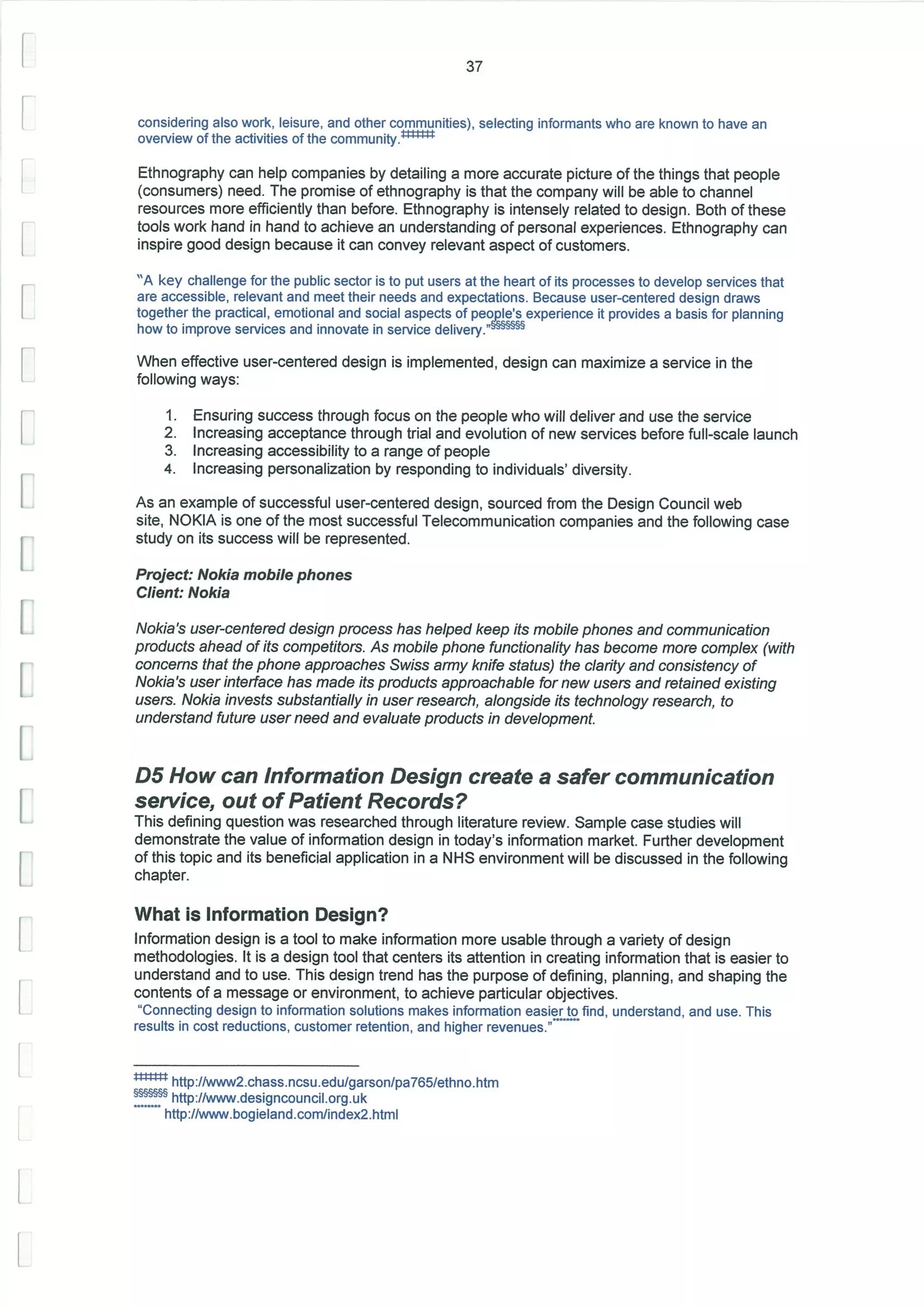 NHS PATIENT SAFETY - INFORMATION DESIGN | PDF