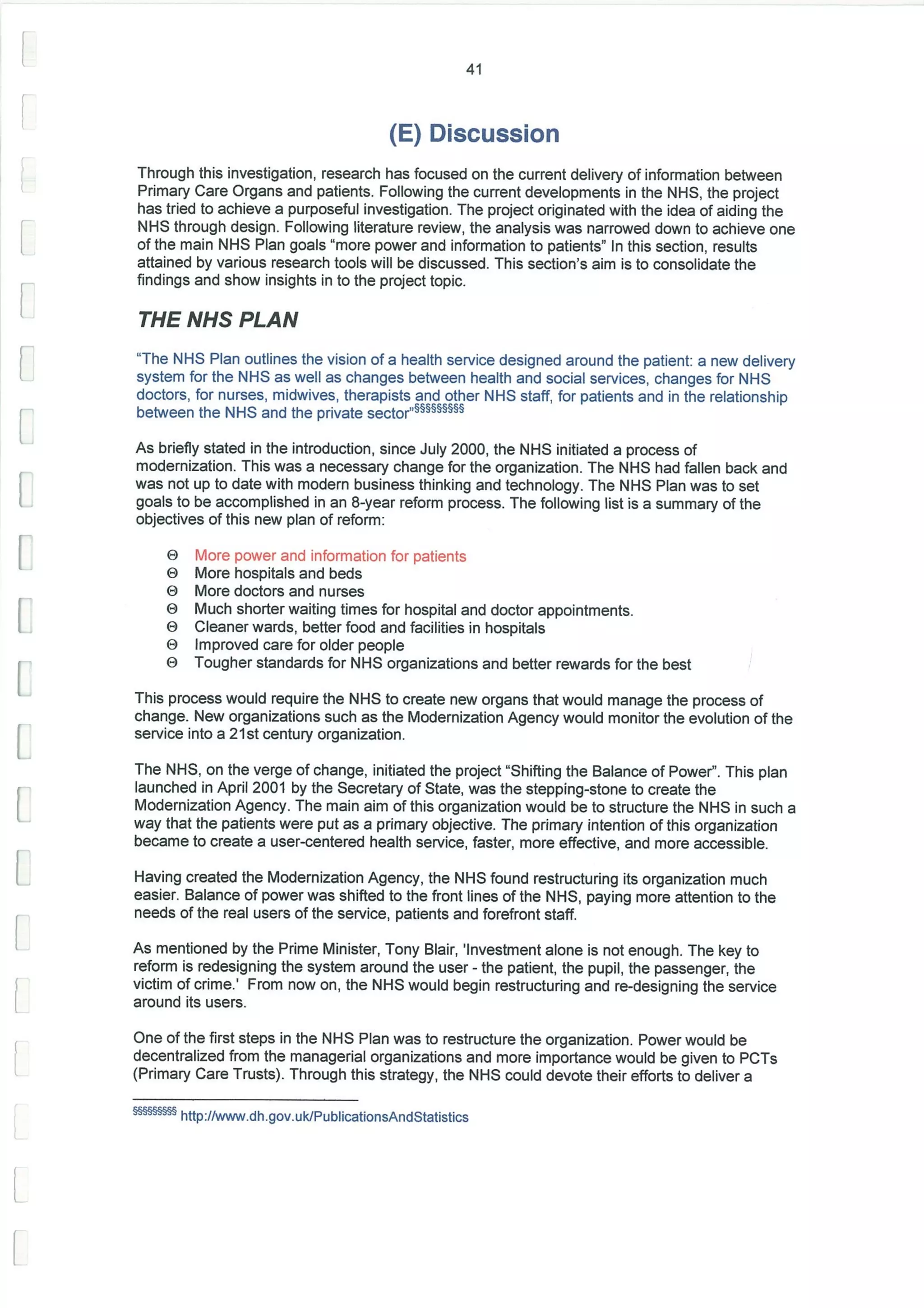 NHS PATIENT SAFETY - INFORMATION DESIGN | PDF