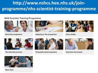 NHS STP Scientist Training Programme - Application Briefing | PPTX