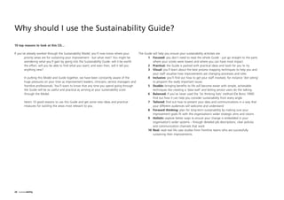 Sustainability Model and Guide | PDF