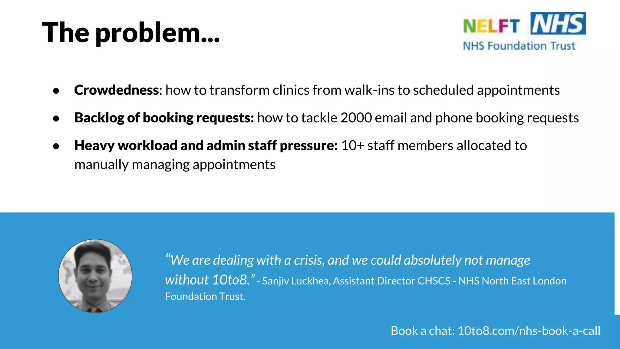 Modernising NHS Patient Flow with a Booking System | PPTX