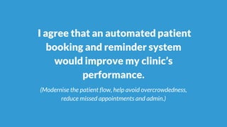 Modernising NHS Patient Flow with a Booking System | PPT