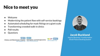 Modernising NHS Patient Flow with a Booking System | PPT