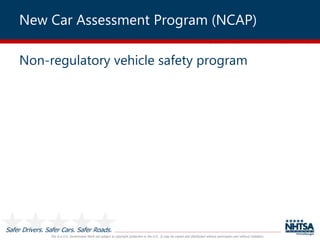 NHTSA - A New Safety Era of NCAP | PPT