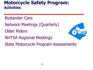 Nhtsa Motorcycle Safety Program | PPT