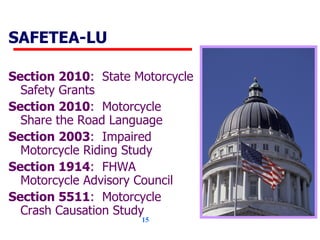 Nhtsa Motorcycle Safety Program | PPT