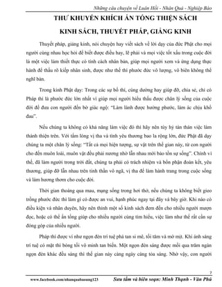 NHỮNG CÂU CHUYỆN VỀ LUÂN HỒI - NHÂN QUẢ - NGHIỆP BÁO IV | PDF
