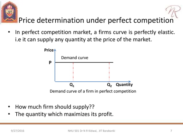 Price determinants of various market structures | PPTX | Business ...