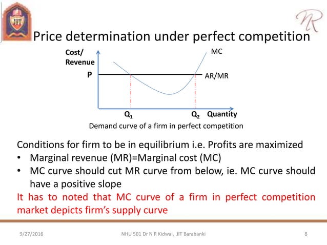 Price determinants of various market structures | PPTX | Business ...