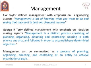 Management Aspects, project management value engineering | PPT
