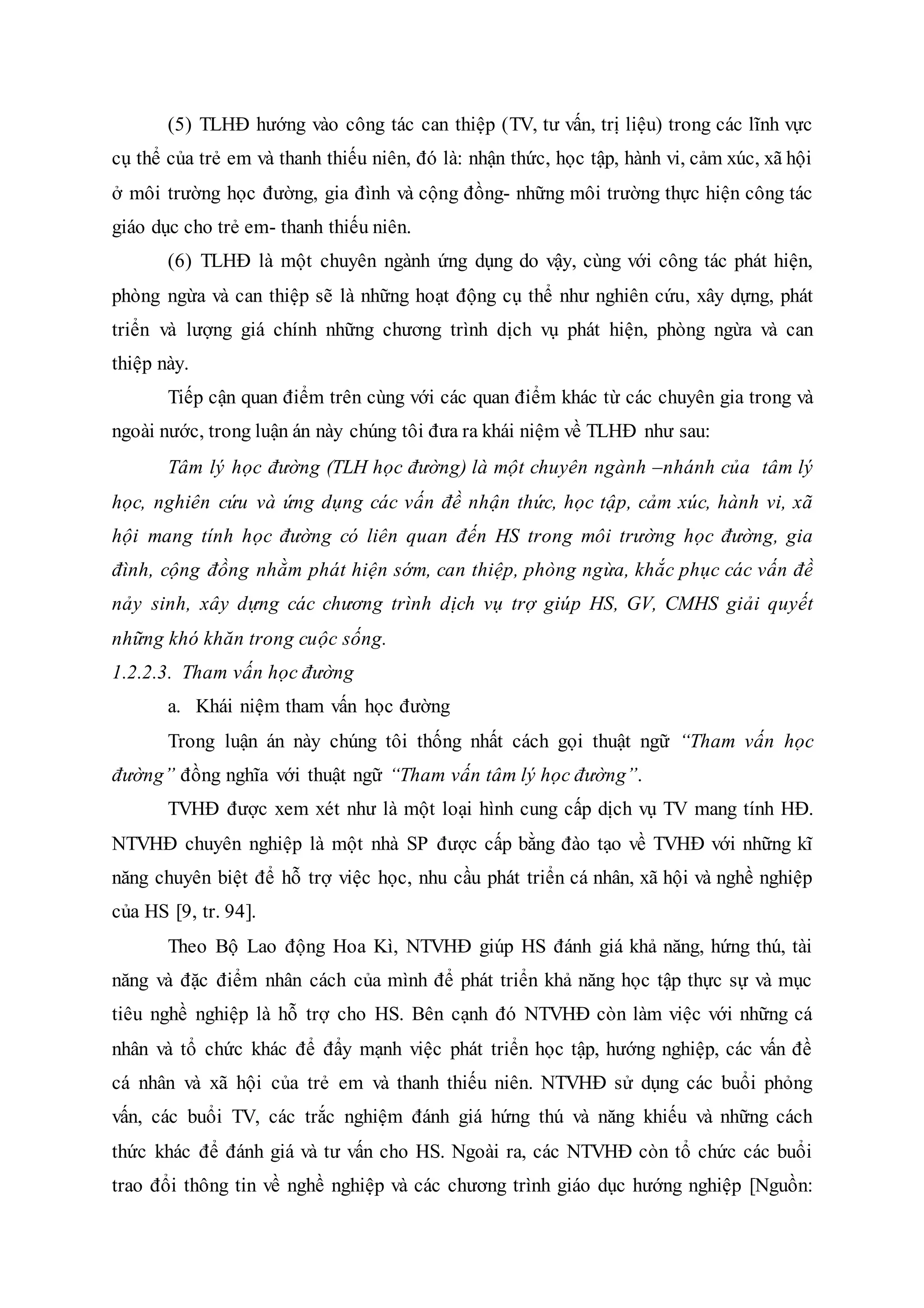Đề Tài: Nhu cầu tham vấn tâm lý Học đường của Học Sinh, 9đ, HAY | DOCX