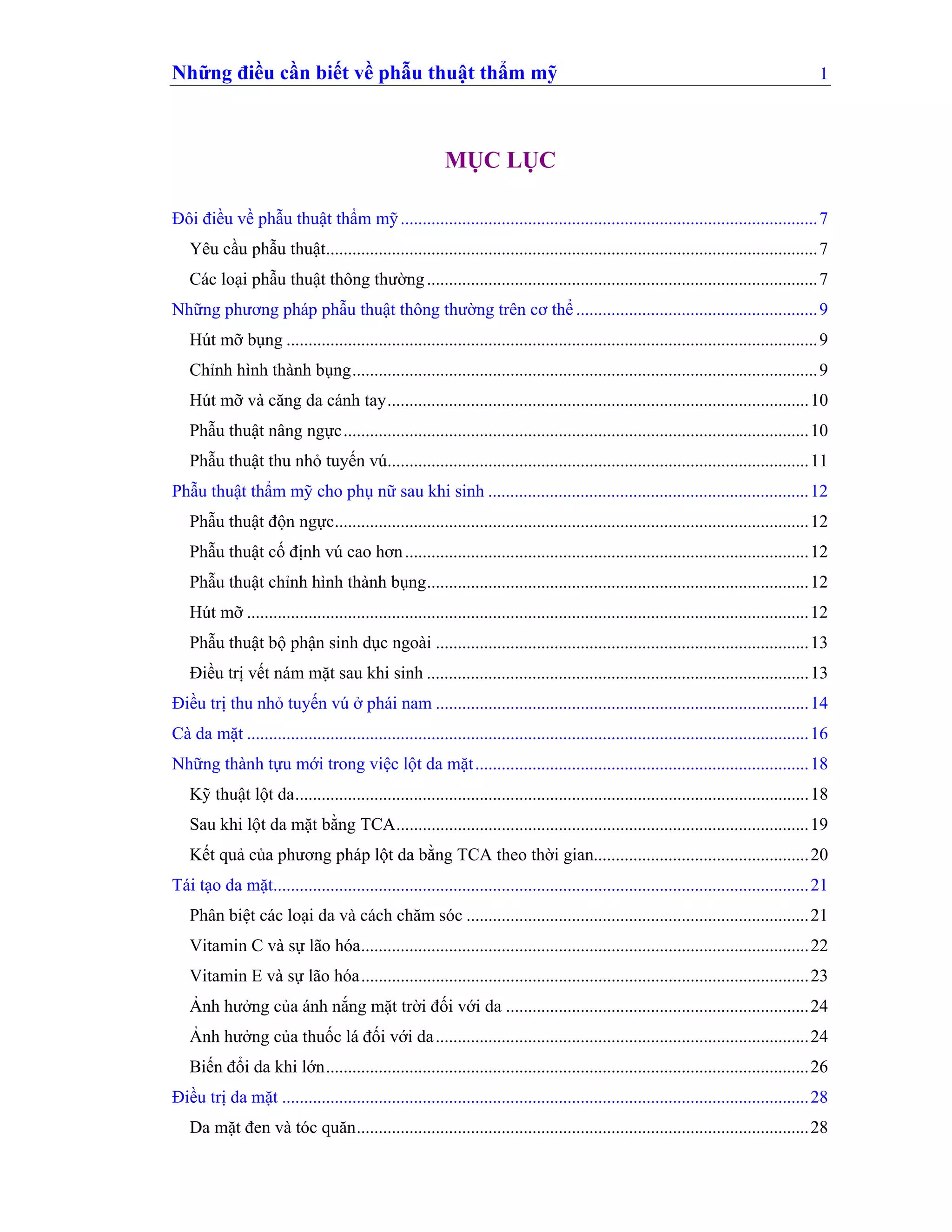 Nhung dieu can biet ve phau thuat tham my 419 | PDF