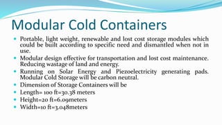 Cold storage system | PPT