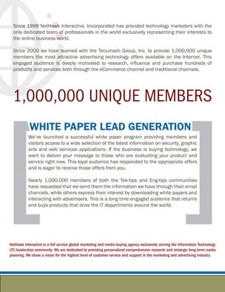 NetHawk Media Kit | PDF