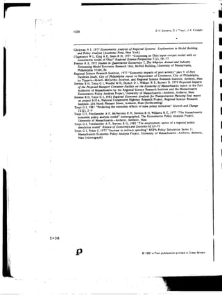 Conjoining an input-output model and a policy analysis model | PDF | Political Issues & policy ...