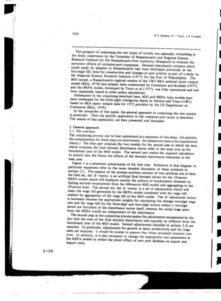 Conjoining an input-output model and a policy analysis model | PDF | Political Issues & policy ...