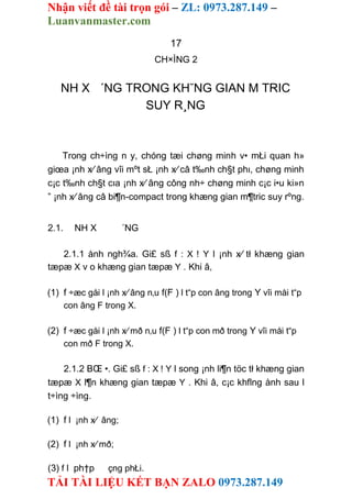 Ánh Xạ Đóng Trong Không Gian Mêtric Suy Rộng.doc