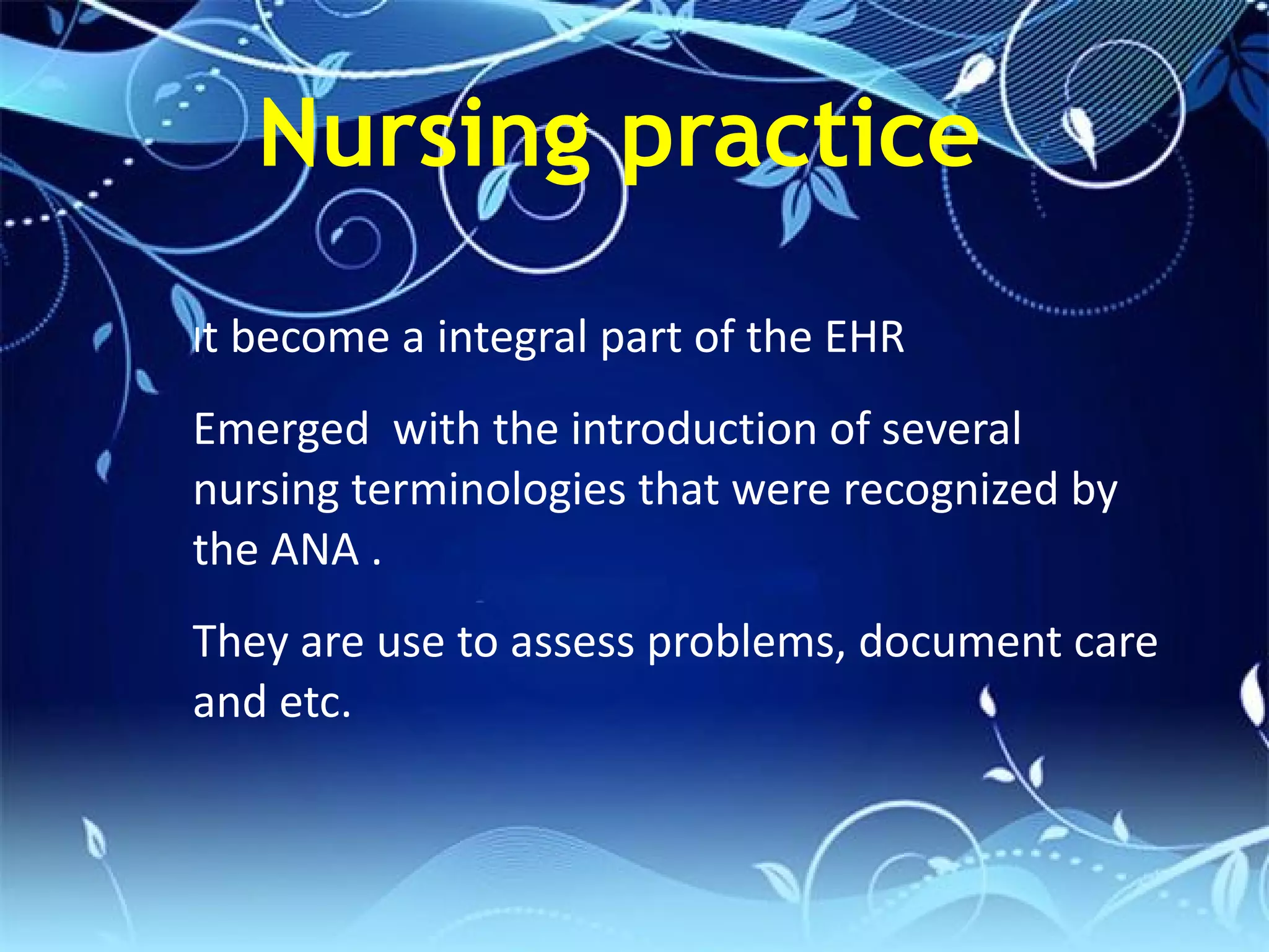 Nursing informatics group 2 | ODP