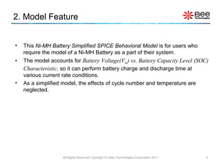 Simple Model of Ni-MH Battery Model using LTspice | PPT
