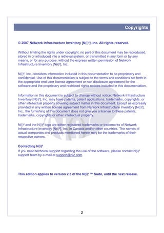 Ni2 Suite installation guide | PDF