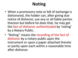 Negotiable Instruments Act, 1881 (Part- II) | PPT